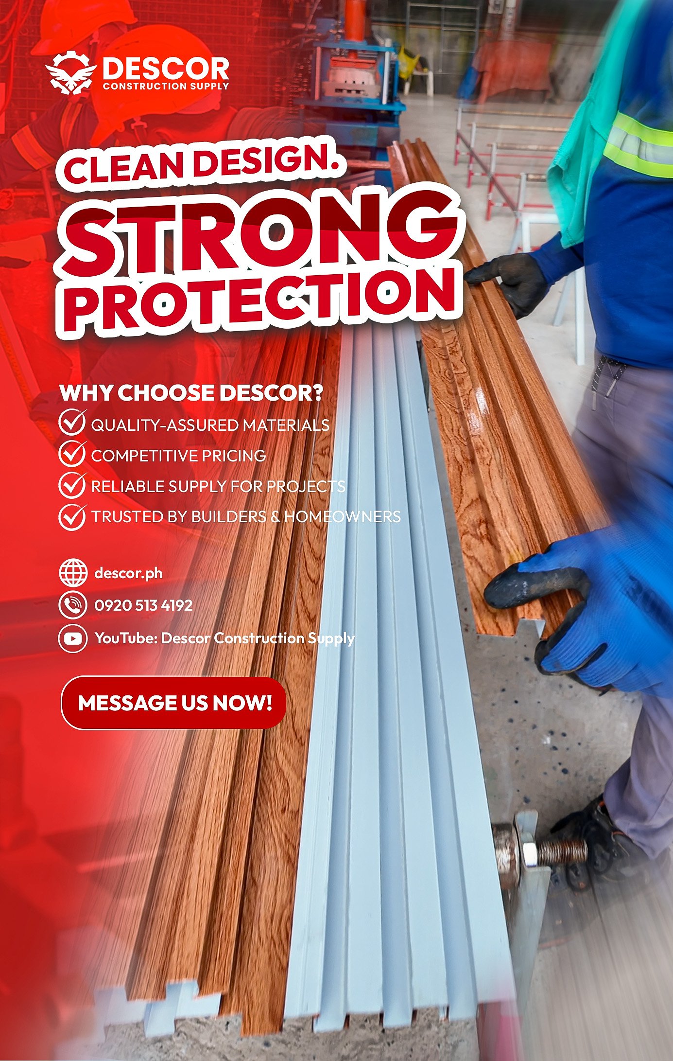 Top Quality Roofing Solutions in Davao Region - DESCOR